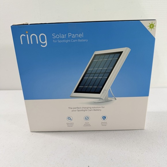 Ring | Other | Ring Spotlight Cam Solar Panel V4 Barrel Plug Connector ...